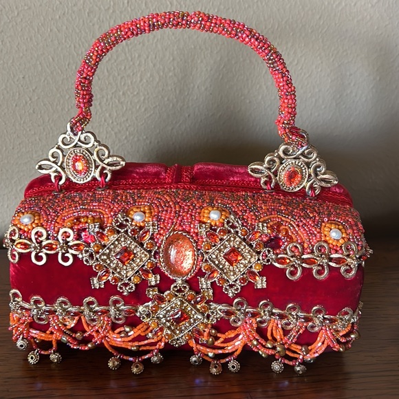 Mary Frances | Bags | Vintage Mary Frances Velvet Beaded Bag | Poshmark